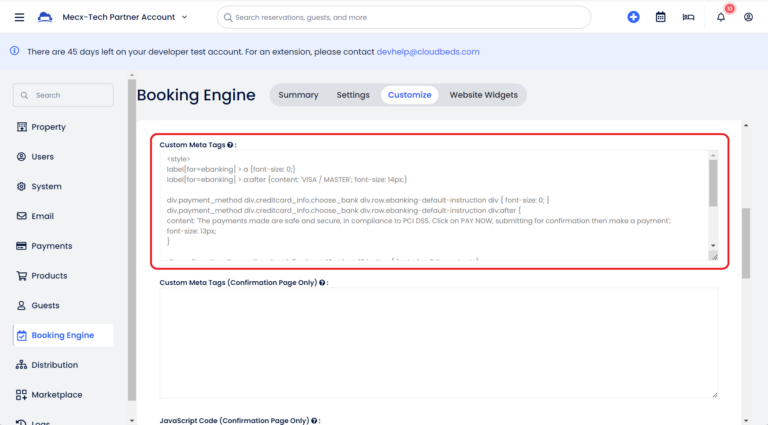 CloudBeds Support Article – Tilopay - MECX-TECH